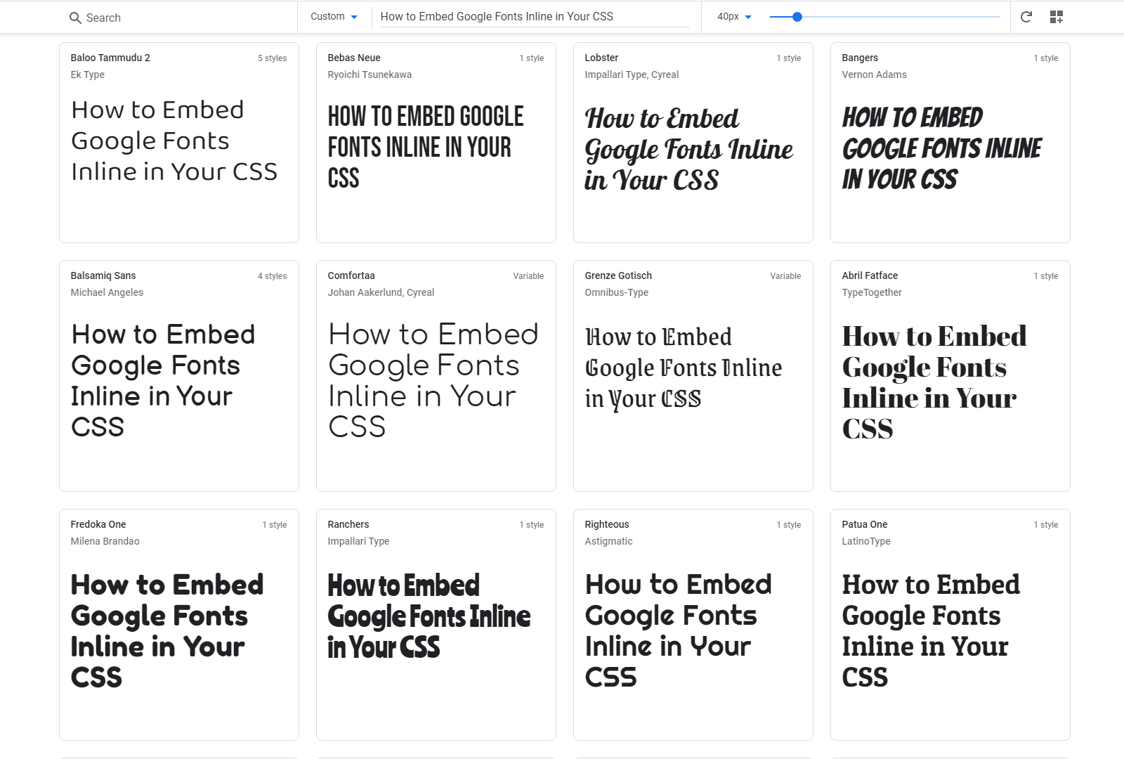 How To Embed Google Fonts Inline In Your CSS Morgan MacArthur
